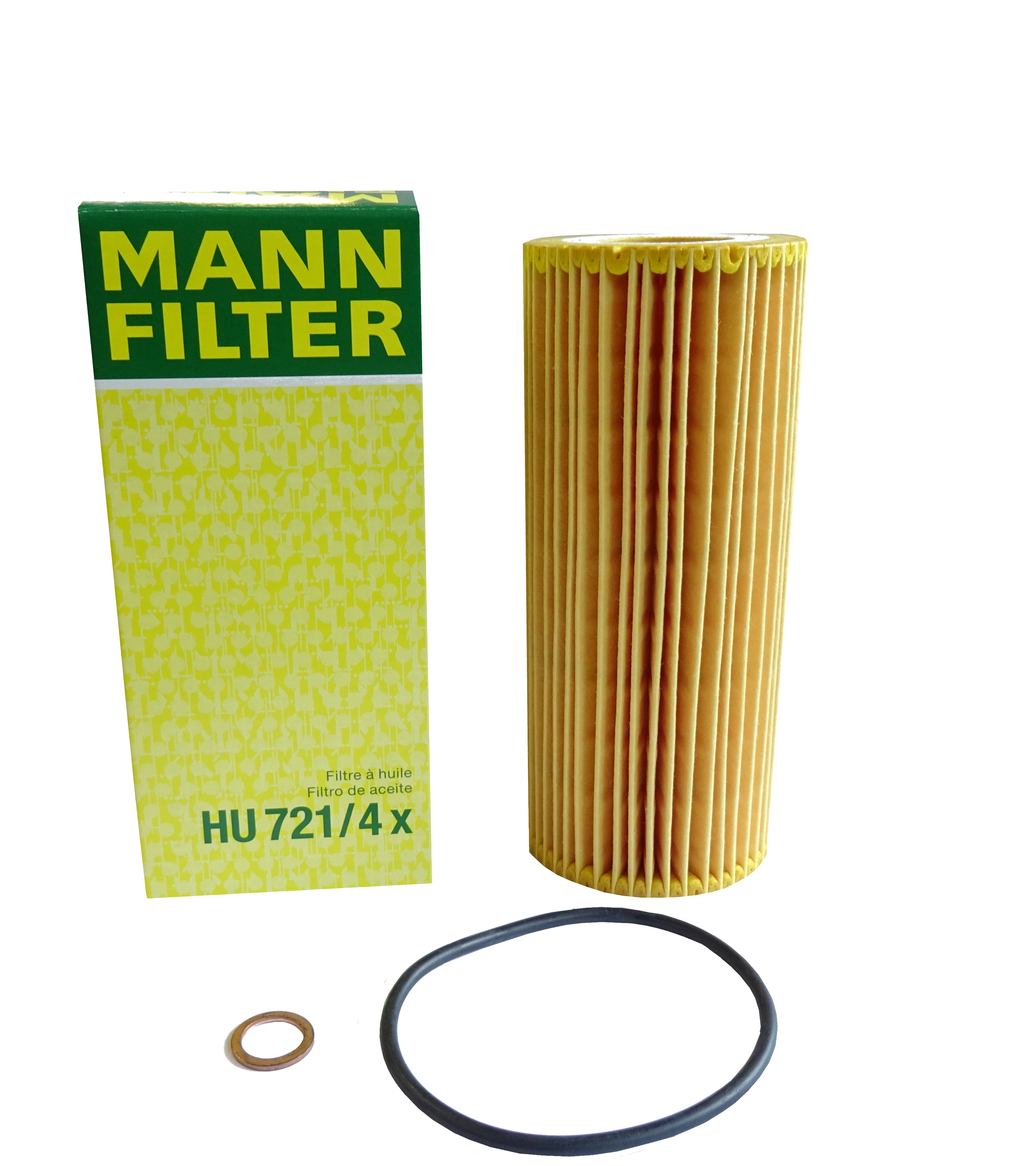 www.autoscriba.de - MANN Ölfilter HU721/4x für BMW 3, 5, 6, 7, X3, X5 ...